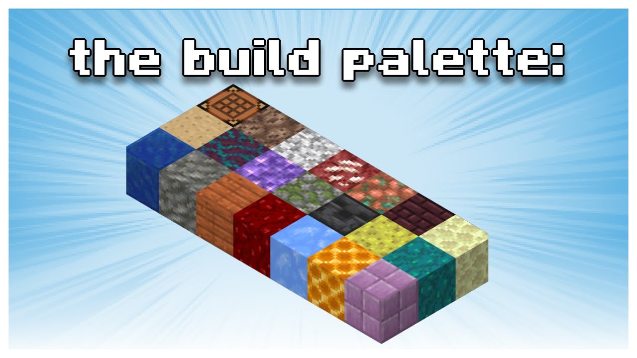 "dw bro I know a good build palette" | Minecraft Build Stream - YouTube