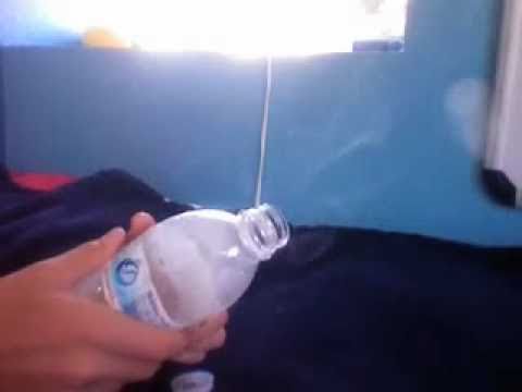 how to make smoke rings with a water bottle & incense - YouTube