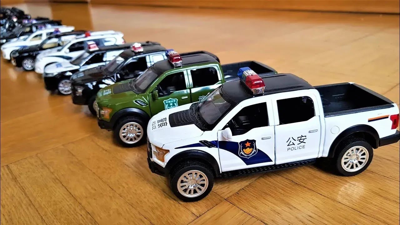 Police Model Cars police cars with lights and sirens - YouTube