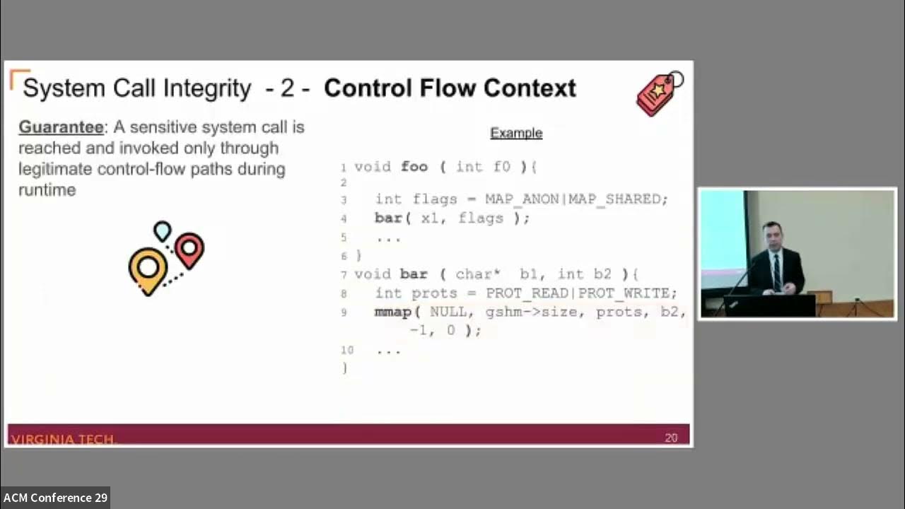 ASPLOS'23 - Session 7B - Protect the System Call, Protect (most of) the World with BASTION - YouTube