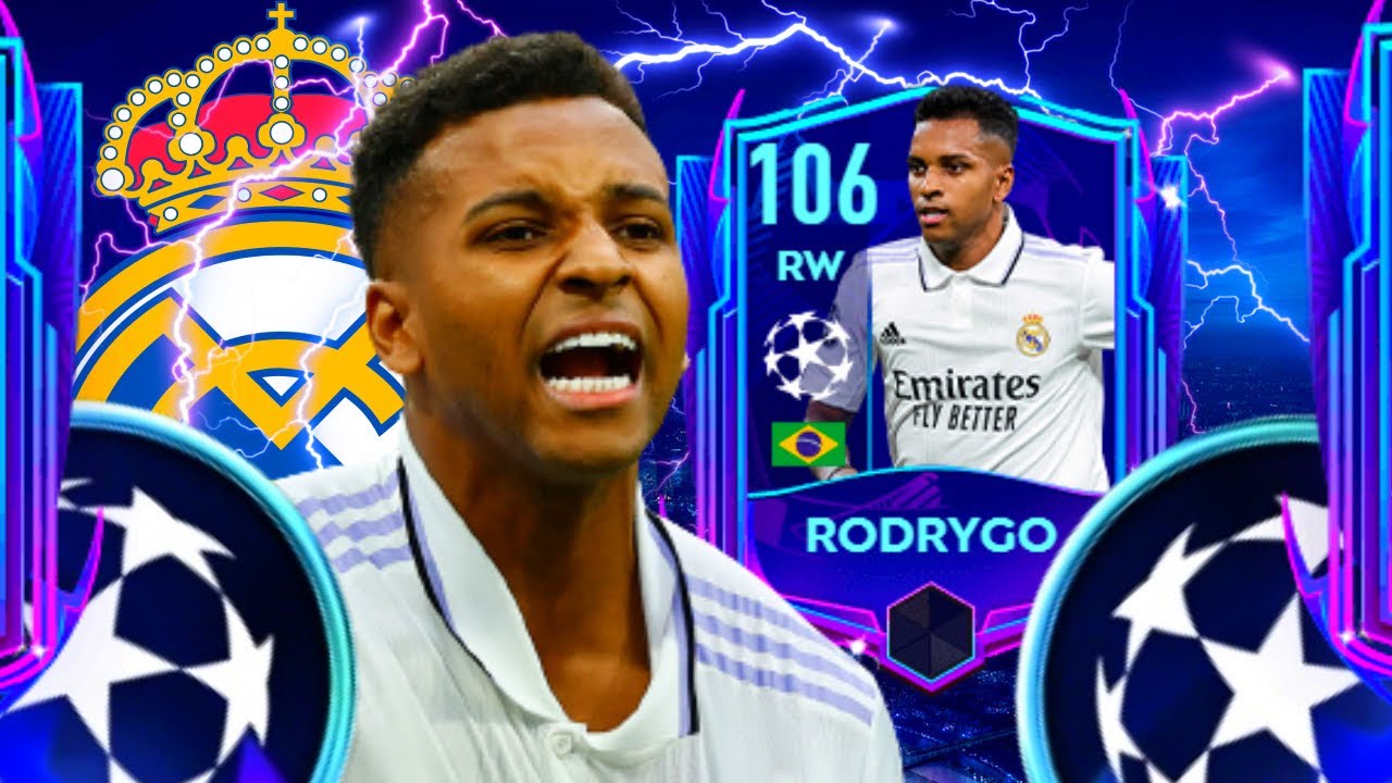 THIS RW IS AMAZING!!! 106 UCL RODRYGO PLAYER REVIEW | FIFA MOBILE 23 ...