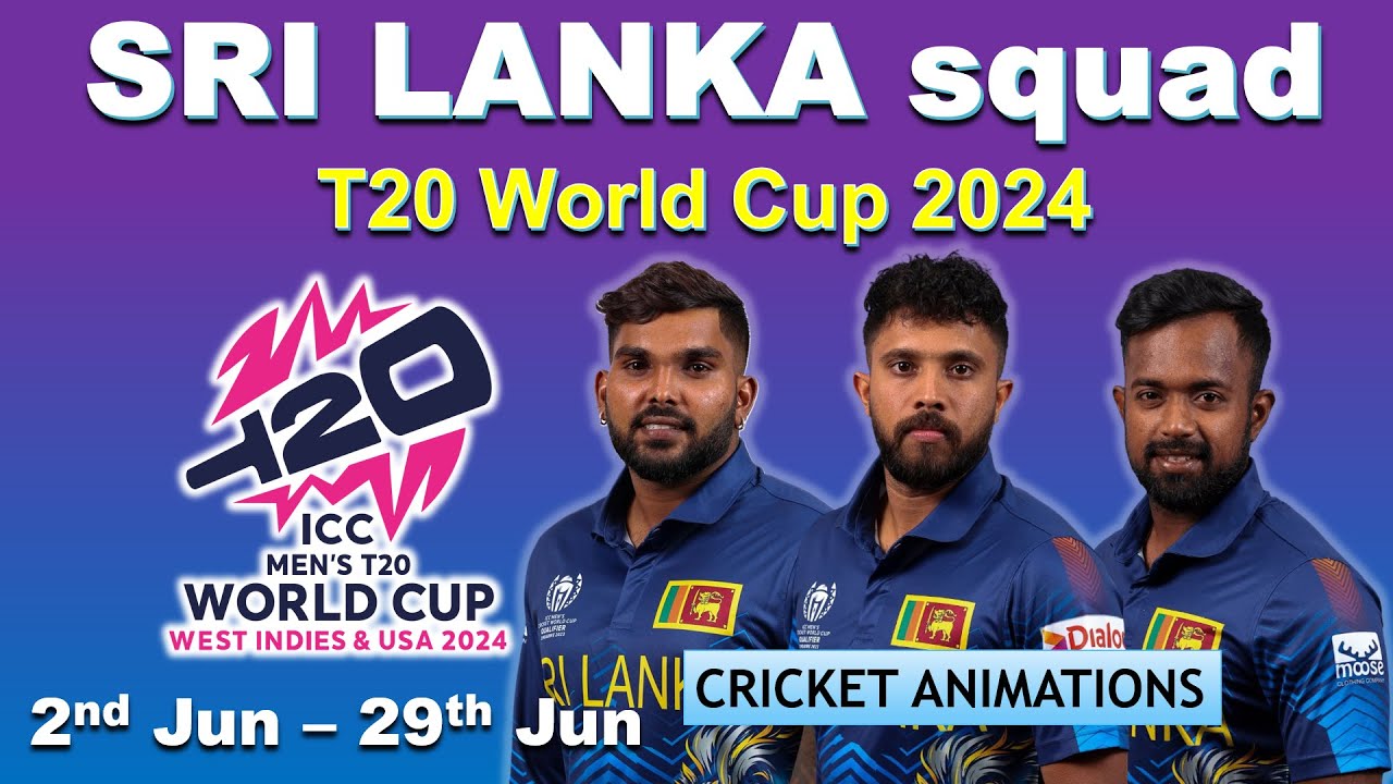 Sri Lanka squad for t20 world cup 2024 | Sri lanka t20wc 2024 # ...