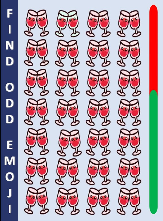 VALENTINE EMOJIS | HOW GOOD ARE YOUR EYES | Find The Odd Emoji Out ...