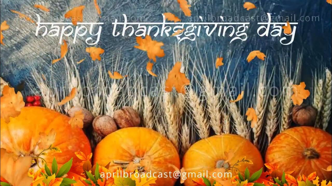 Thanksgiving Set 16 - Virtual Green Screen Background Loop - YouTube