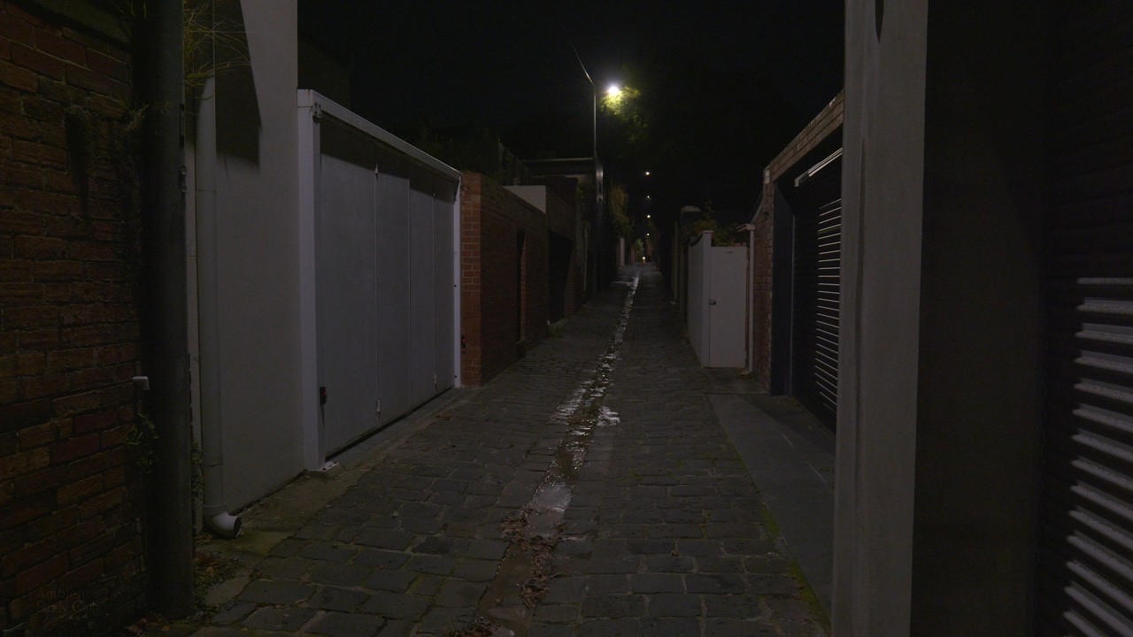 [4K] dark alley and street walk at night in Melbourne - YouTube
