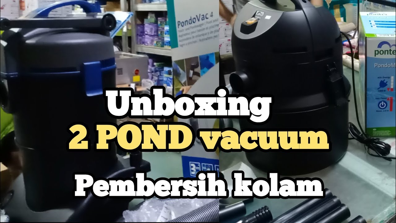 Unboxing 2 POND vacuum /pontec pondoMatic/Oase pondovac 4/pembersih ...