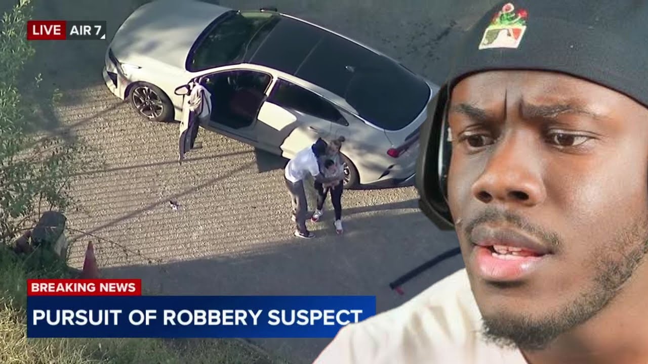 iTzRease reacts to Police Chase of Robbery Suspect with Baby - YouTube