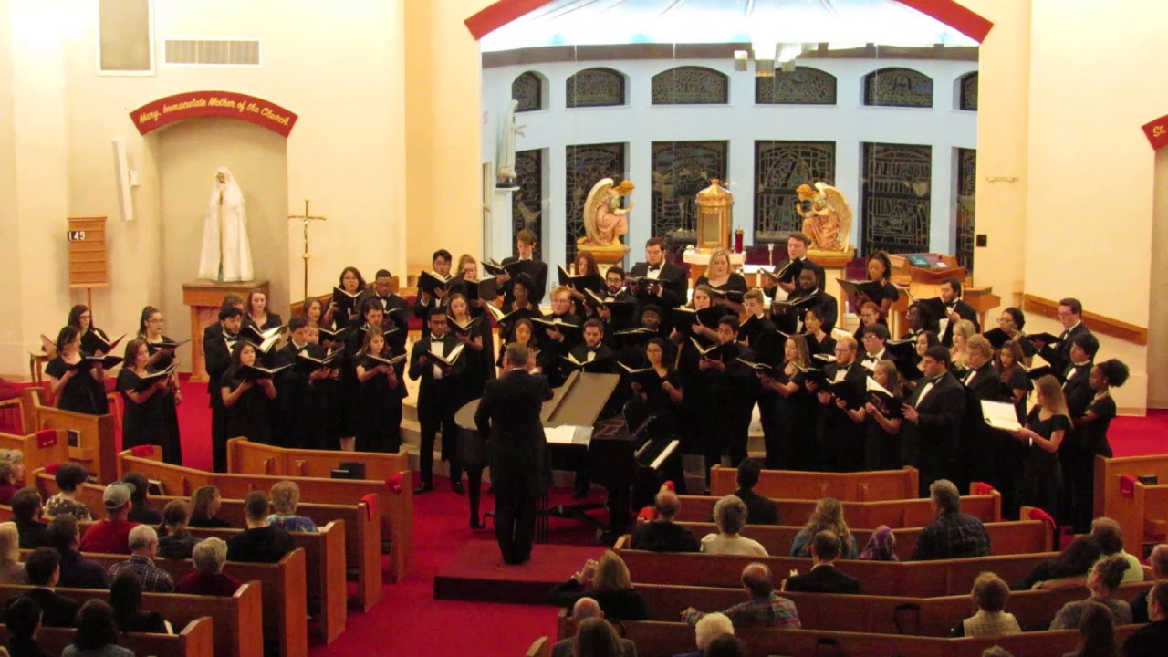 SFA A Cappella Choir - Cantico delle creature - Petr Eben - YouTube