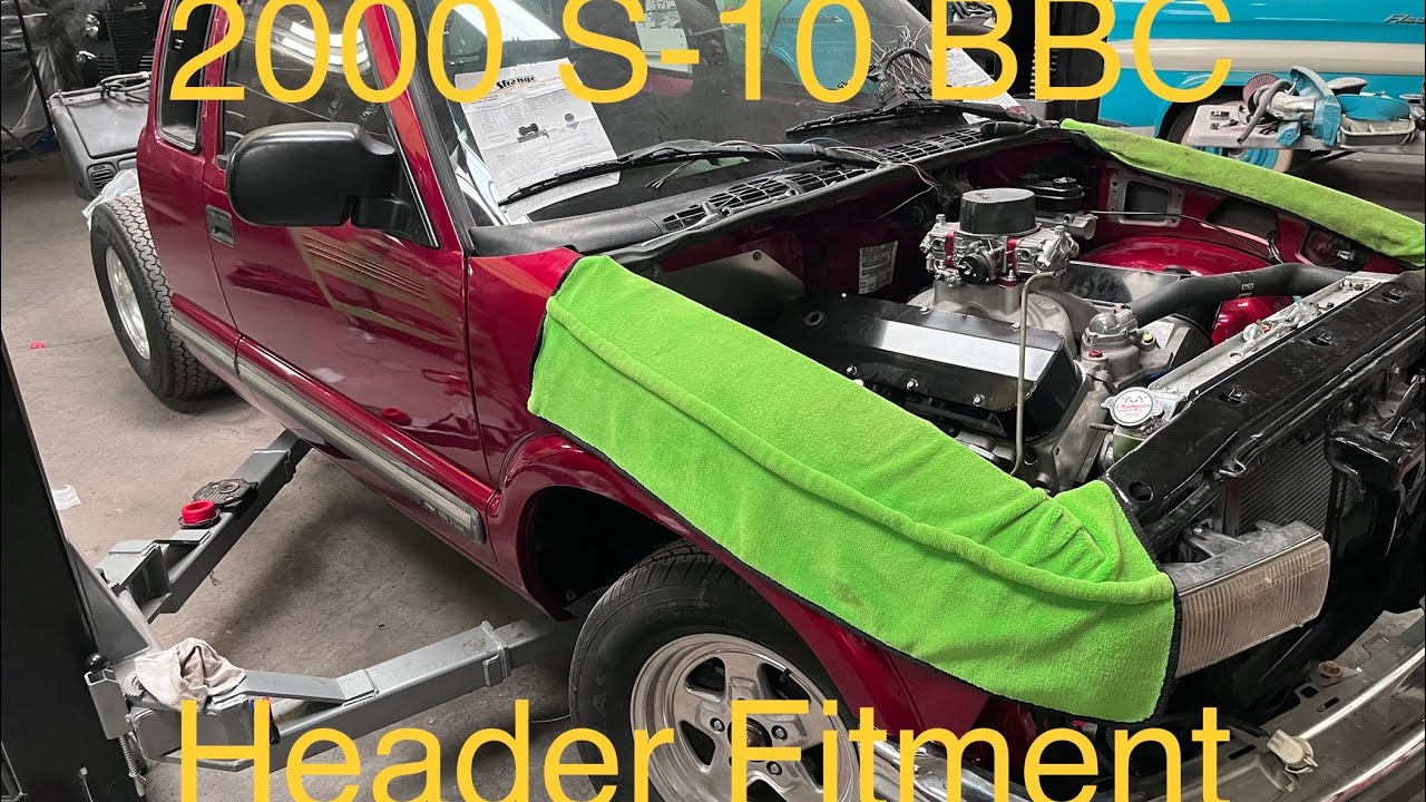2000 S-10 BBC Build - Headers - YouTube