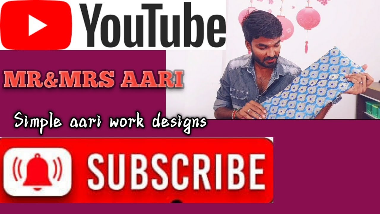 simple aari works designs #aaridesigns #aariwork #aariembroidery #aari ...