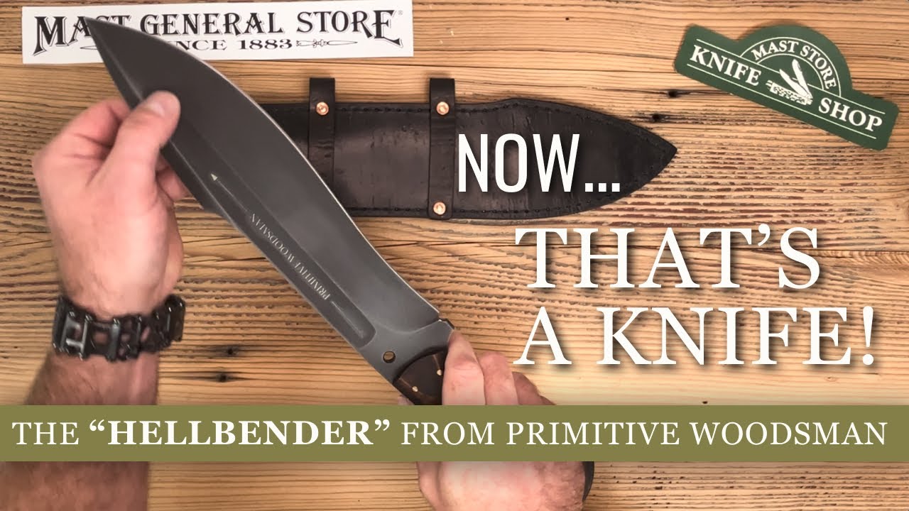 Hellbender Fixed Blade - A "Beast" of a Knife - YouTube