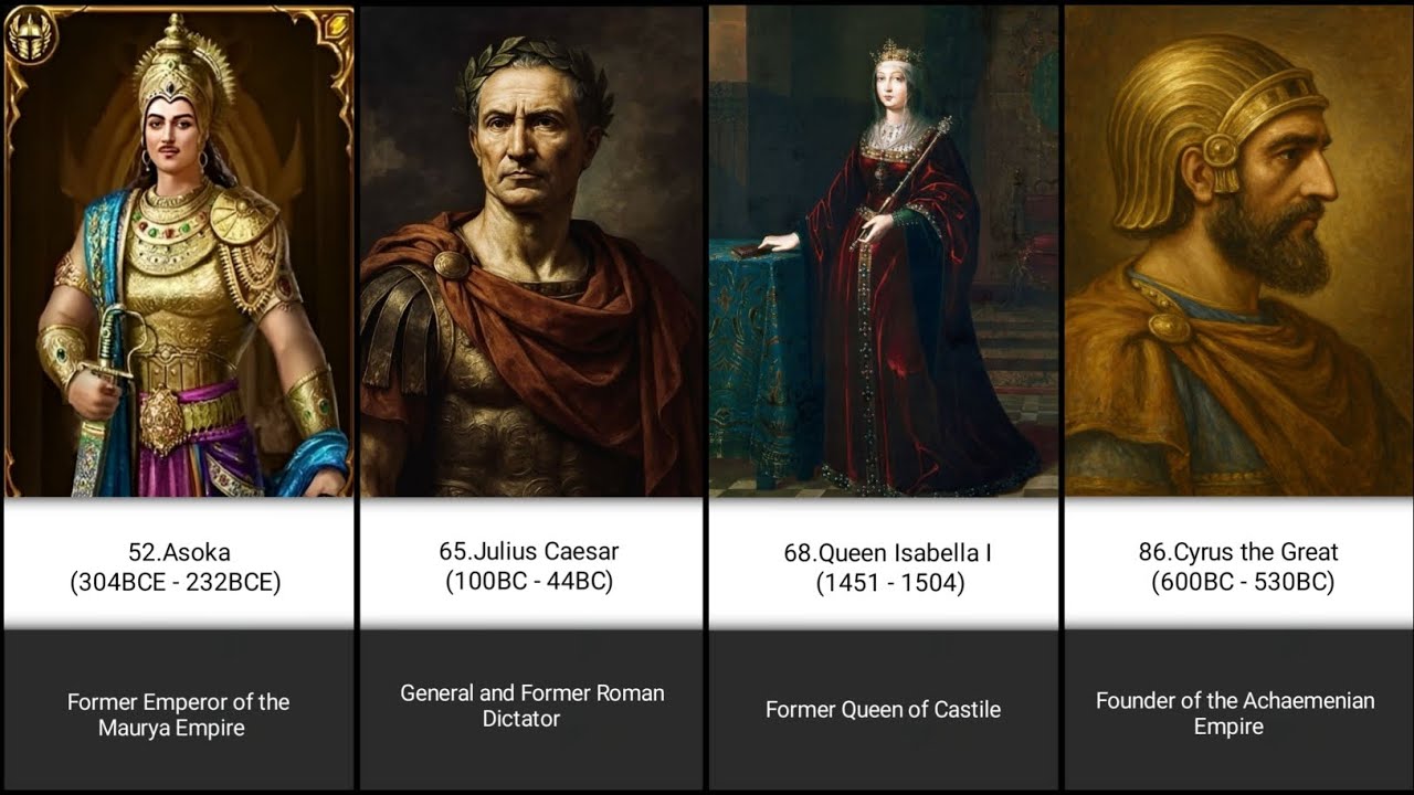"100 Most Influential Persons In World History" ll Part : 2 - YouTube