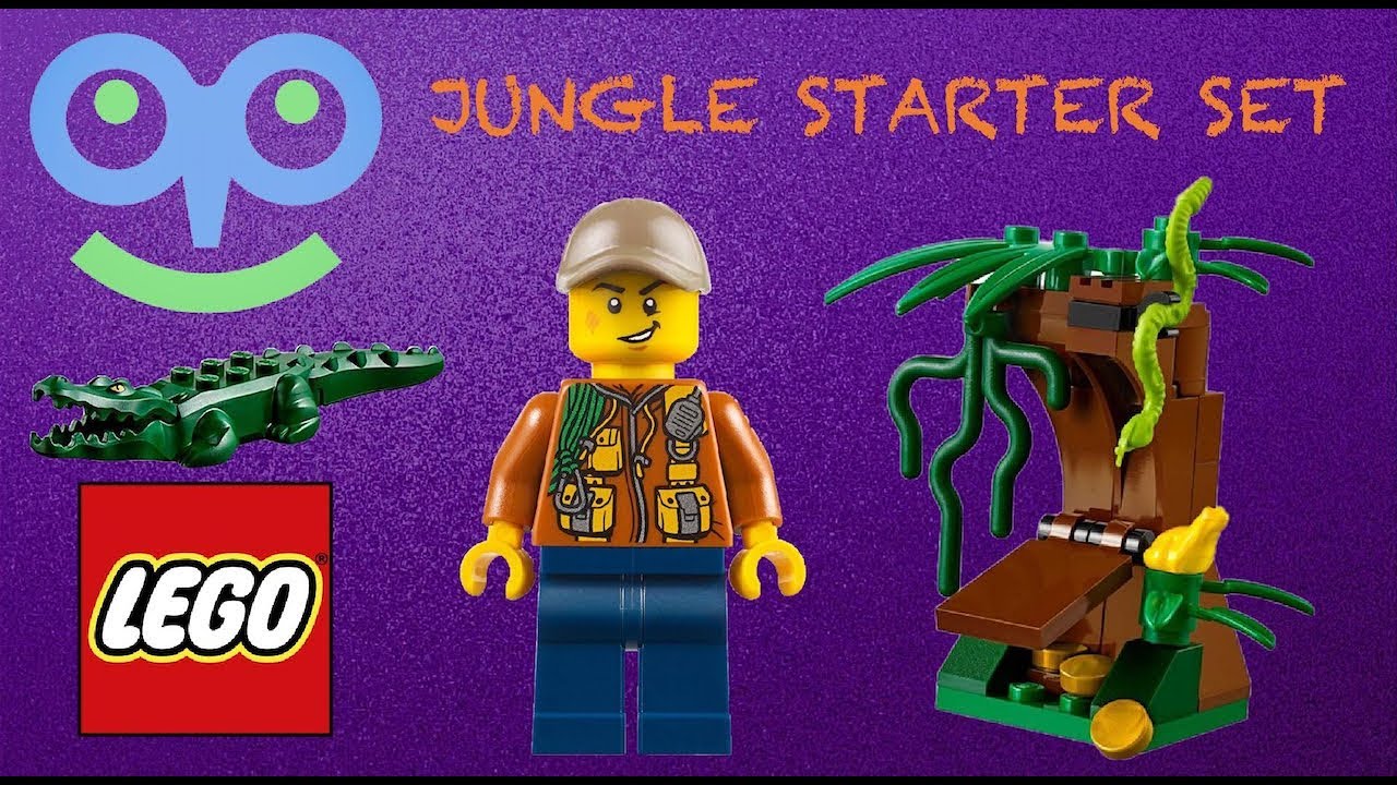 Jungle Starter Set LEGO City - Unboxing, Building and Playing - YouTube