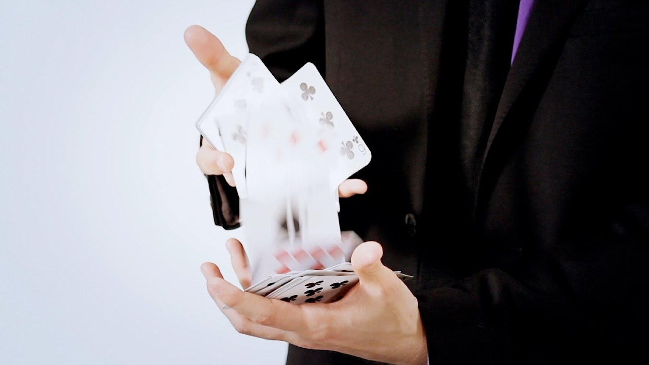 Tutorial: Faro Shuffle and Card Cascade - YouTube