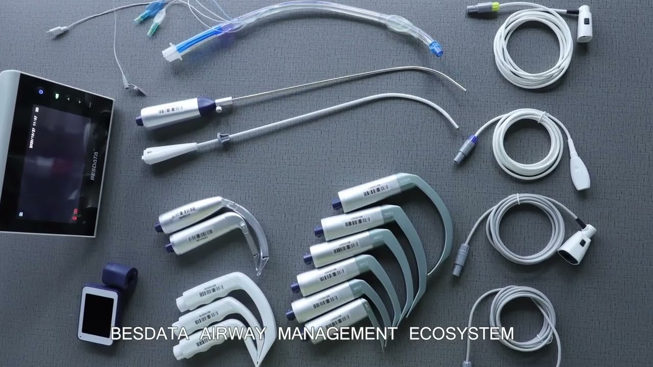BESDATA BD M7 7 inch video laryngoscope - YouTube