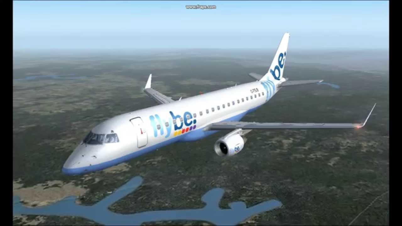 Flybe Embraer 175 FSX - YouTube