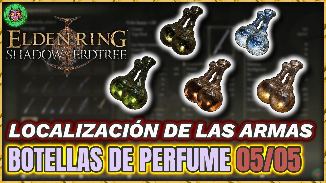 Localización TODAS las BOTELLAS DE PERFUME | Elden Ring: Shadow of the Erdtree - YouTube