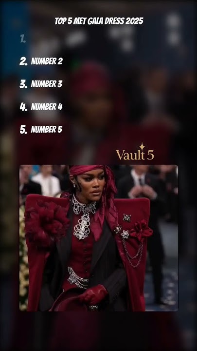 - Top 5 Dress in Met Gala 2025 #metgala2025 #top5 #metgala #fashiontrends #fashion - YouTube