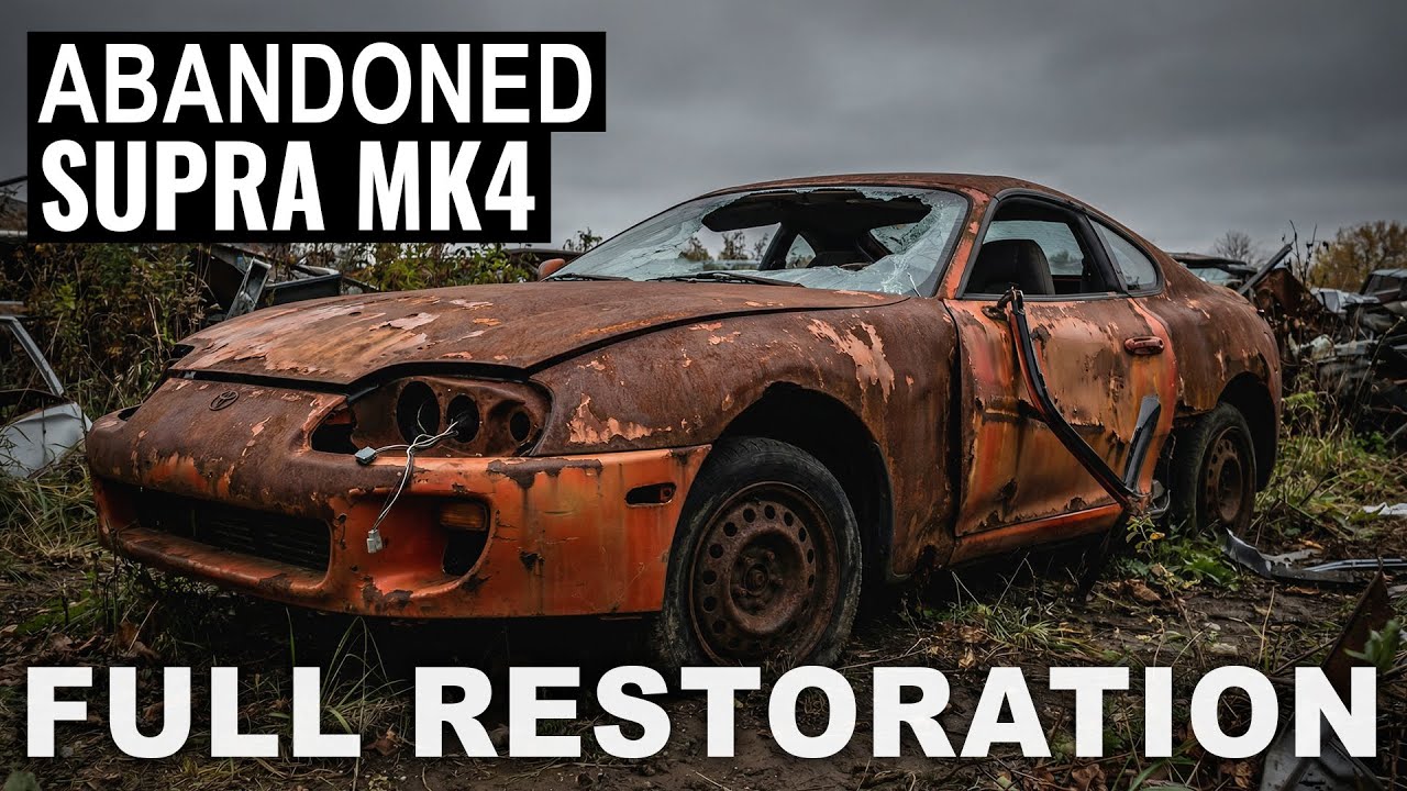 ASMR Abandoned Toyota Supra MK4 RZ | Full Liberty Walk Widebody ...