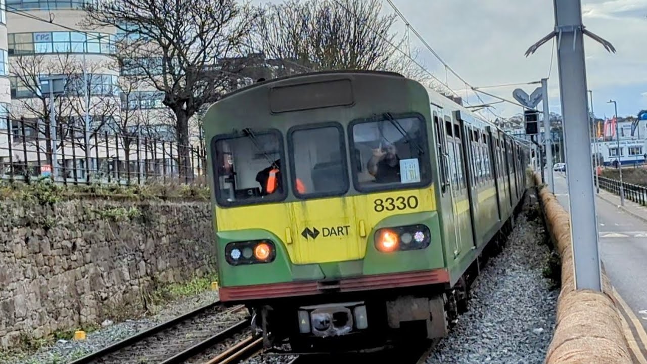 Irish rail 8300 class Dart train 8330 - Dún Laoghaire Harbour, Dublin ...