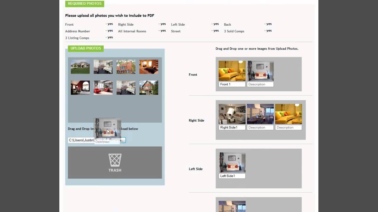 Realty Pilot BPO Drag N Drop Photos - YouTube