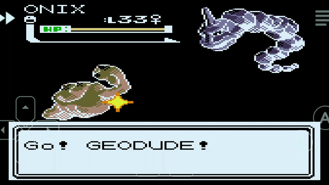 Pokemon Crystal and silver, shiny Geodude - YouTube