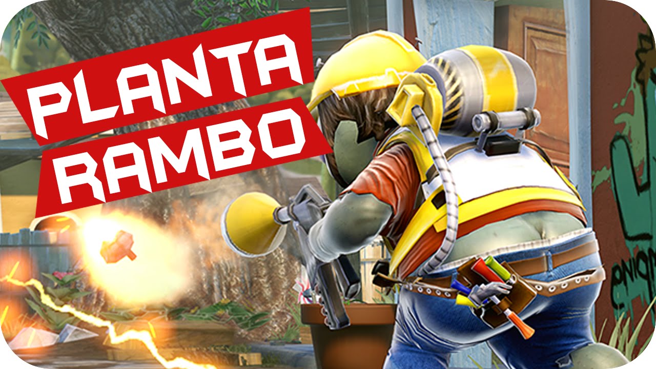 Planta Rambo - Plants vs Zombies Garden Warfare PVZ TotalArmy - YouTube