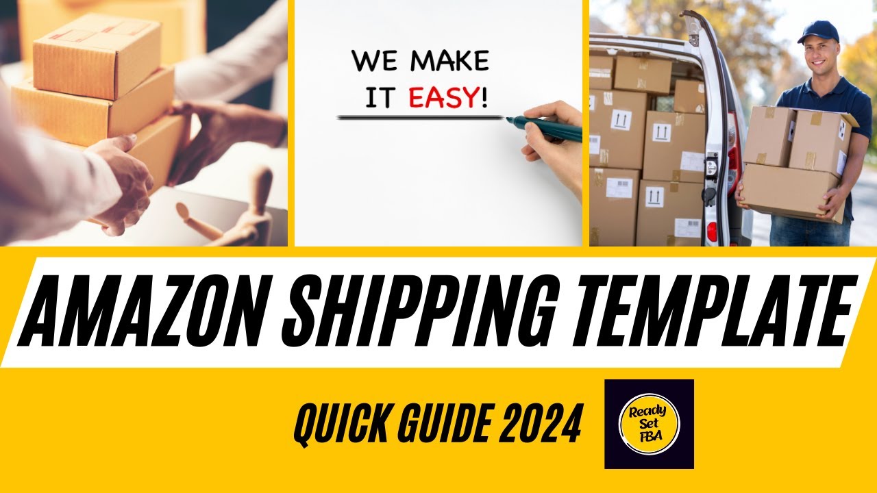 How To Set Up Your Shipping Template On Amazon In 2024 - YouTube