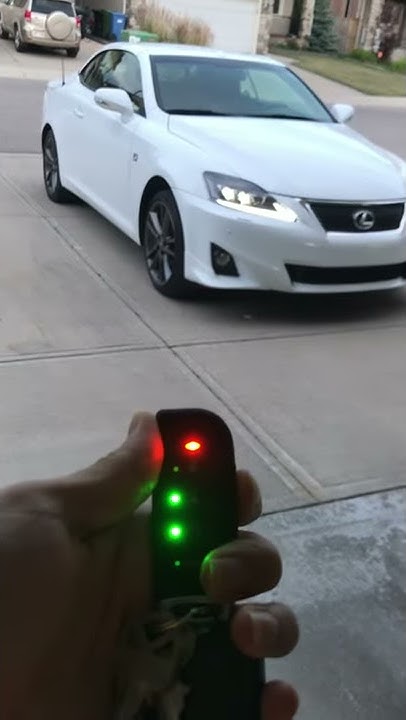 Open Roof Lexus IS350C with Automate Remote Starter - YouTube