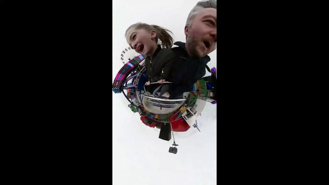 360 spinny fair ground ride - YouTube
