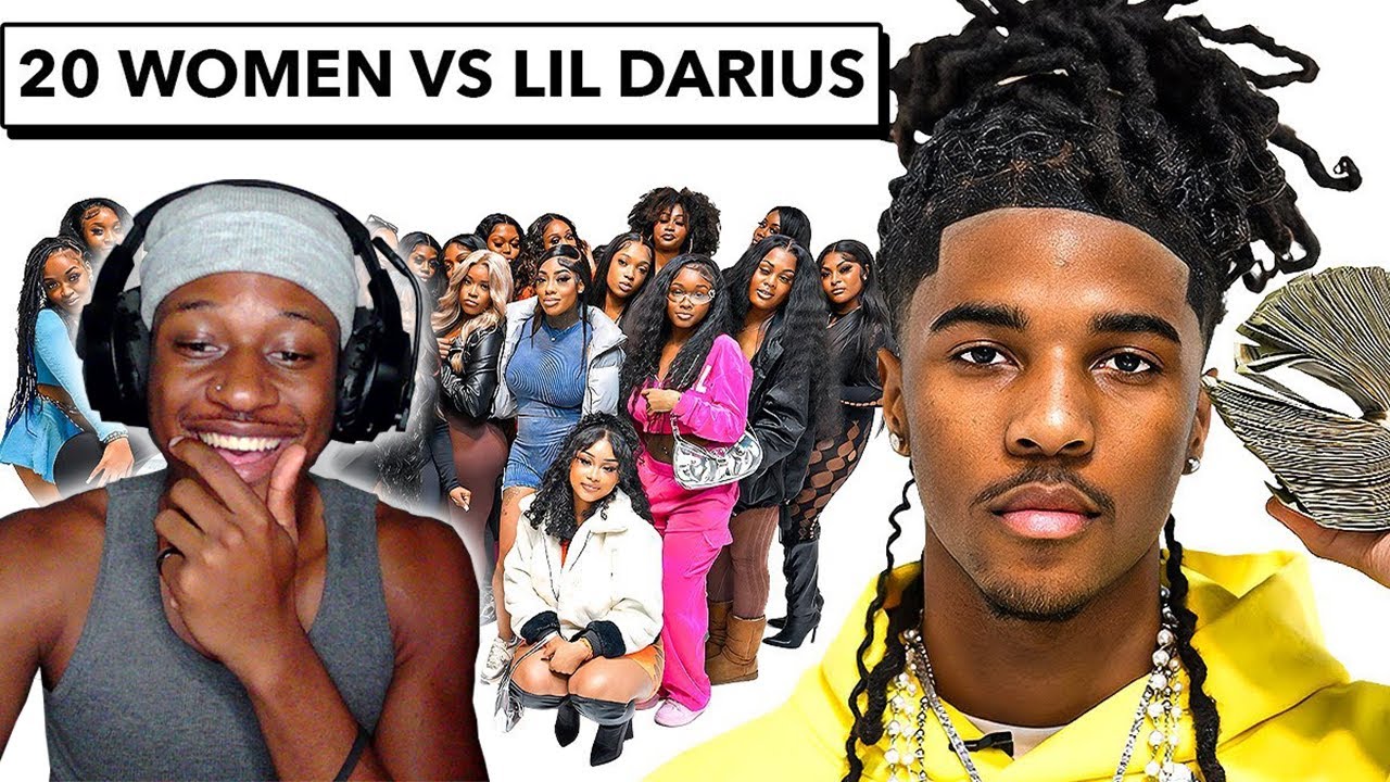 T2Worthy Reacts To LIL DARIUS Rizz 20 Women ! - YouTube