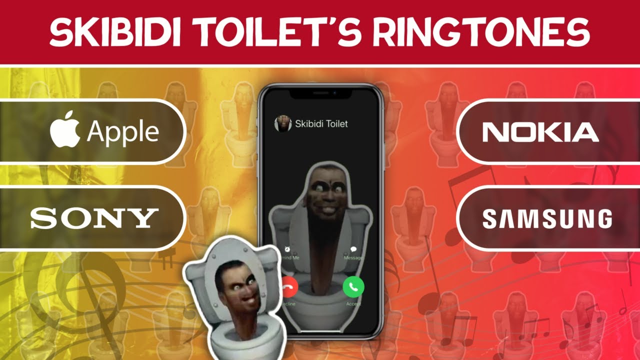 SKIBIDI TOILET, but it's FAMOUS RINGTONES #2 | Apple (iPhone), Samsung ...