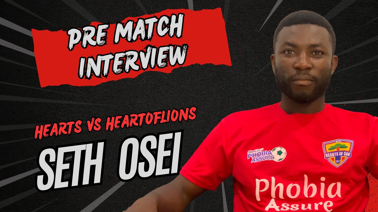 Pre-match interview with Seth Osei - YouTube