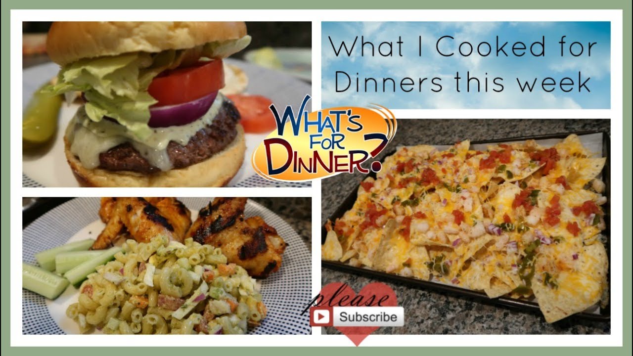 What I Cooked for Dinner this week | Easy Dinner Ideas - YouTube