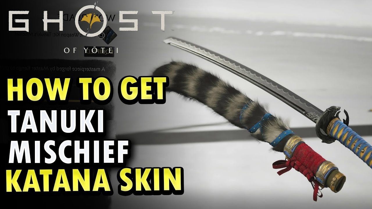 How to get Tanuki Mischief Katana Skin Ghost of Yotei - YouTube