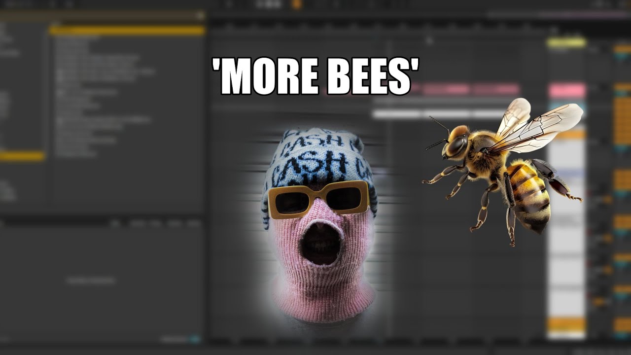 I made a bee themed UK dubstep wobbler. - YouTube
