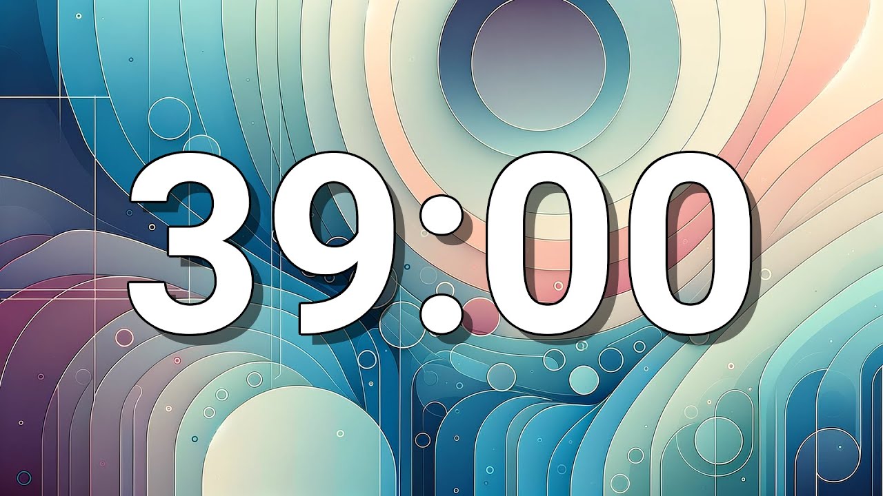 39 Minute Timer [With Alarm] - YouTube