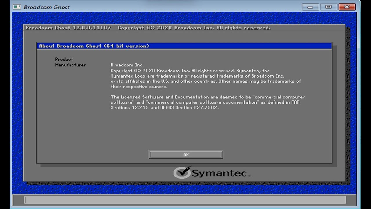 Tuto : Norton Ghost (Broadcom) Restauration et sauvegarde de l'image de ...