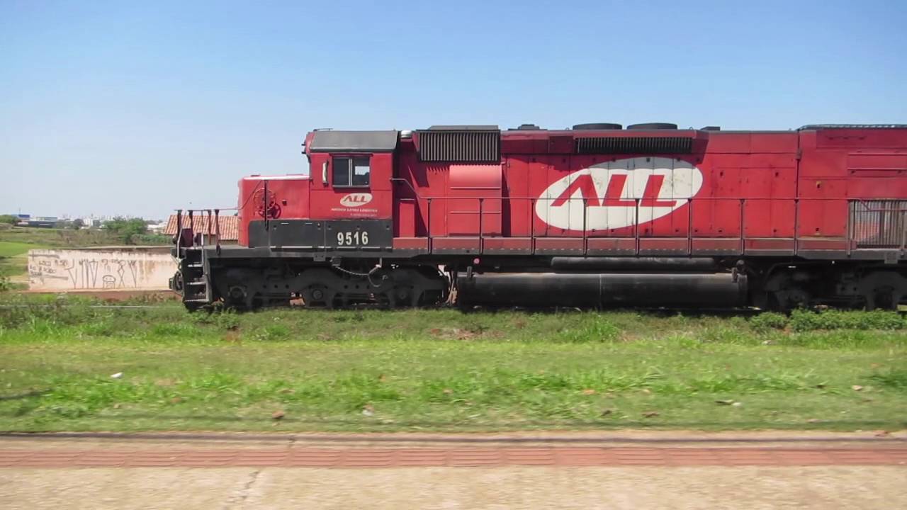 Rumo-ALL SD40 9516 & 9501 - September 2016 - YouTube