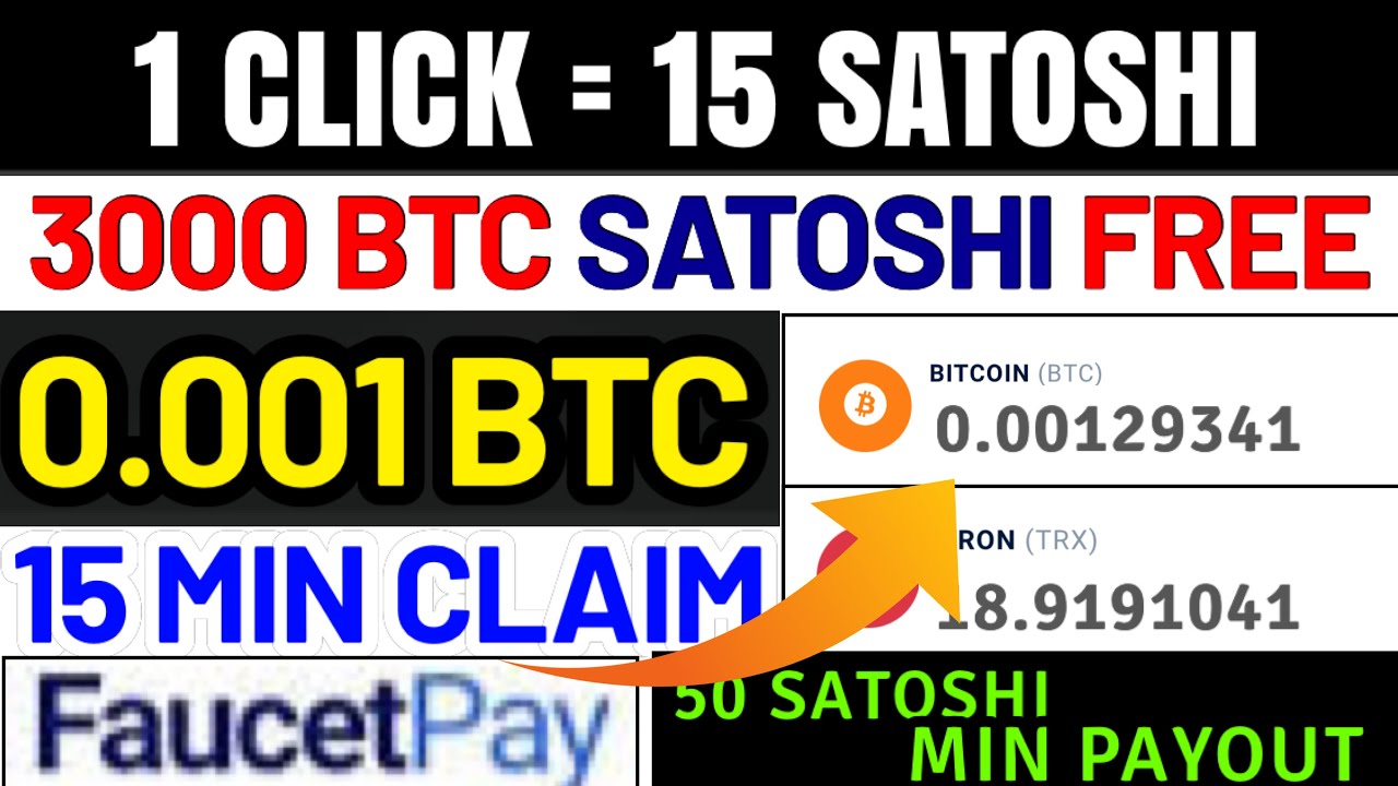 3000 satoshi daily | free bitcoin faucet + 15 min claim | Best crypto ...