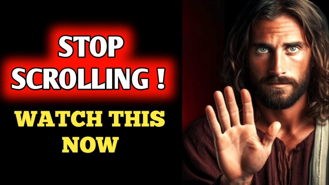 Jesus Says: Stop Scrolling And Watch This Now | God Message Now | Jesus ...