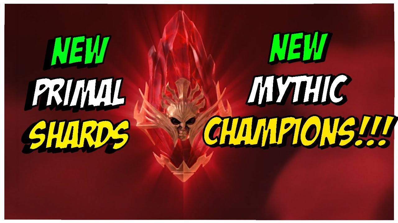 New Primal Shards and Champions in Raid: Shadow Legends - YouTube