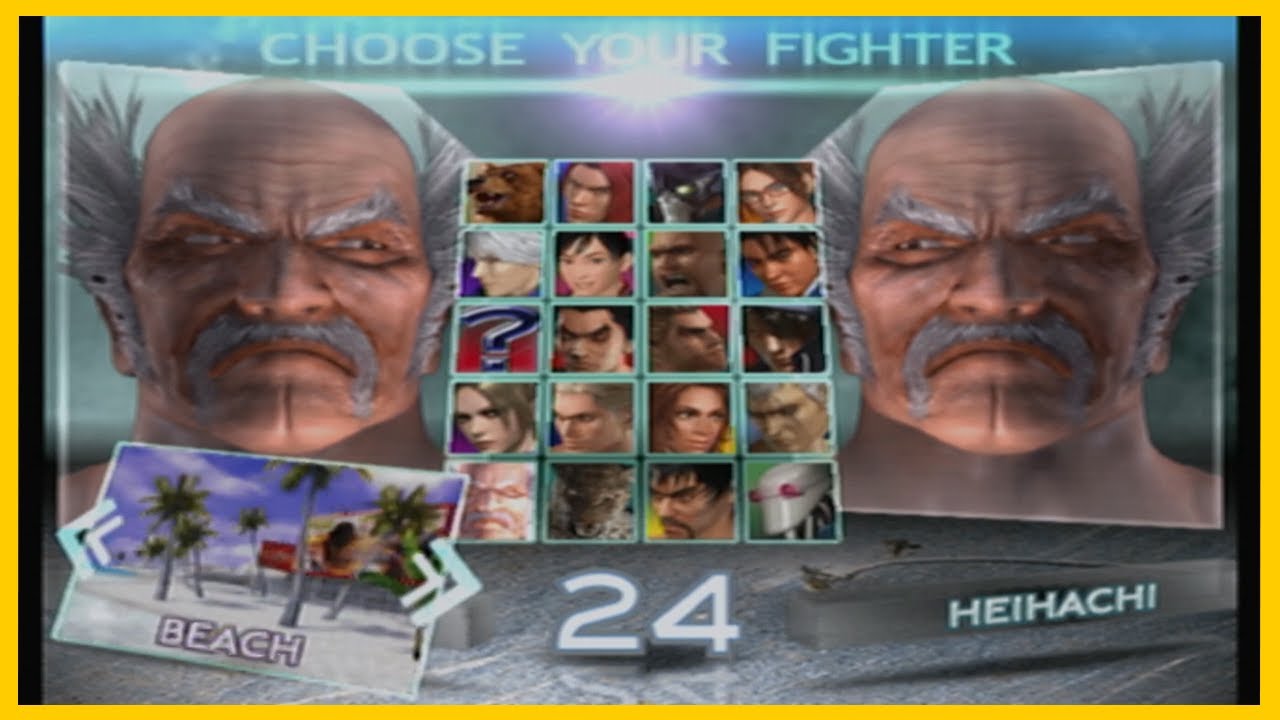 Tekken 4 | Training Mode Challenges | PS2 | All Characters | No ...