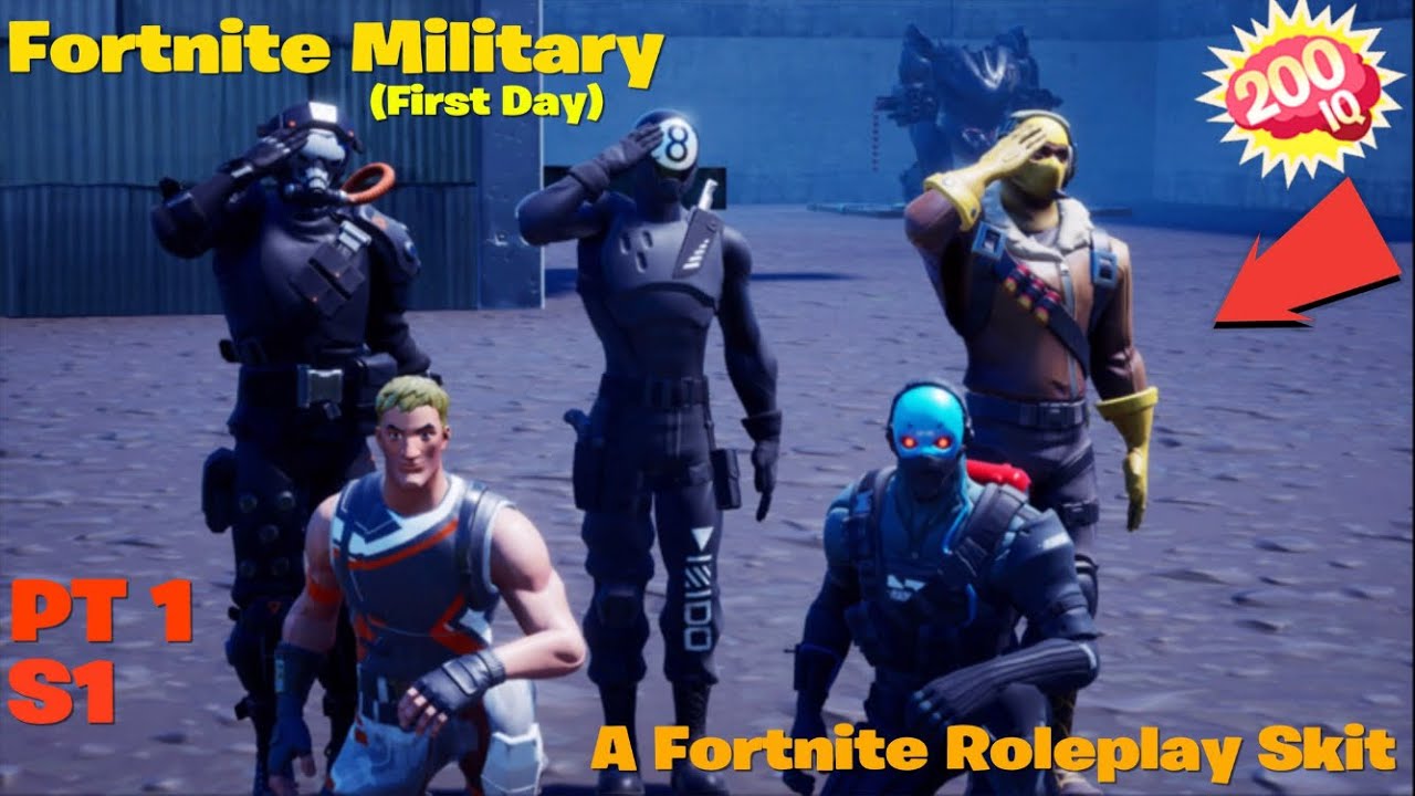 Fortnite Military - A Fortnite Roleplay Skit - Part 1 // First Day ...