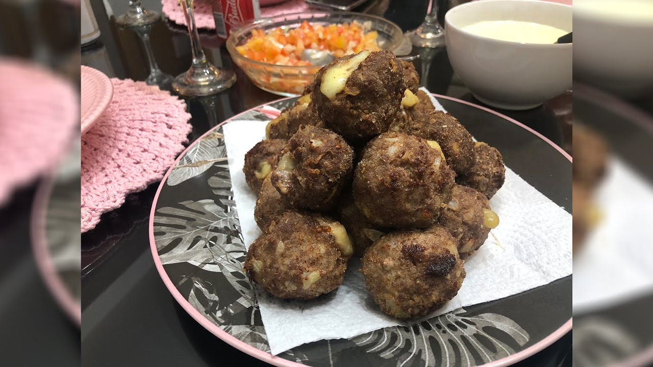 BOLINHO DE CARNE DE BOTECO - YouTube