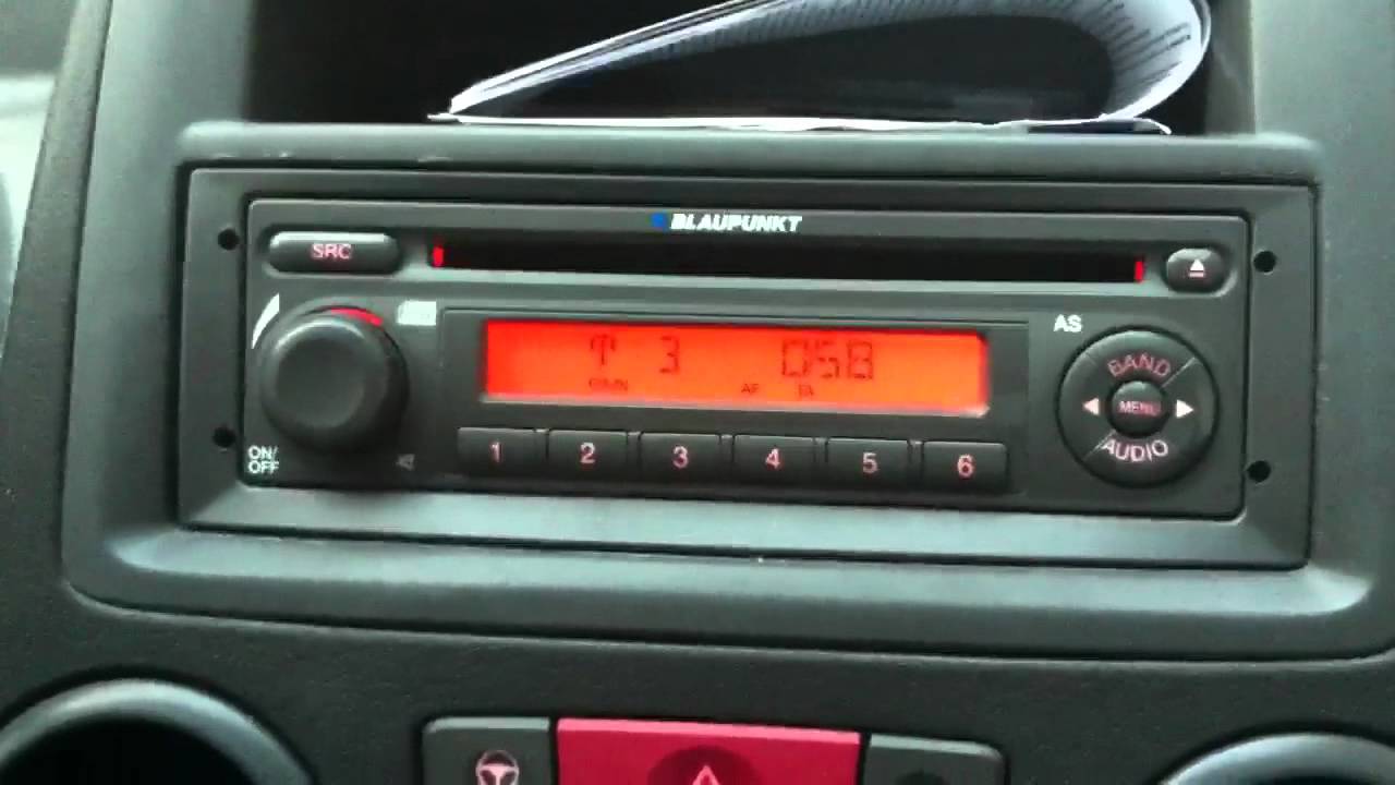 Impianto audio di serie Fiat Panda - YouTube