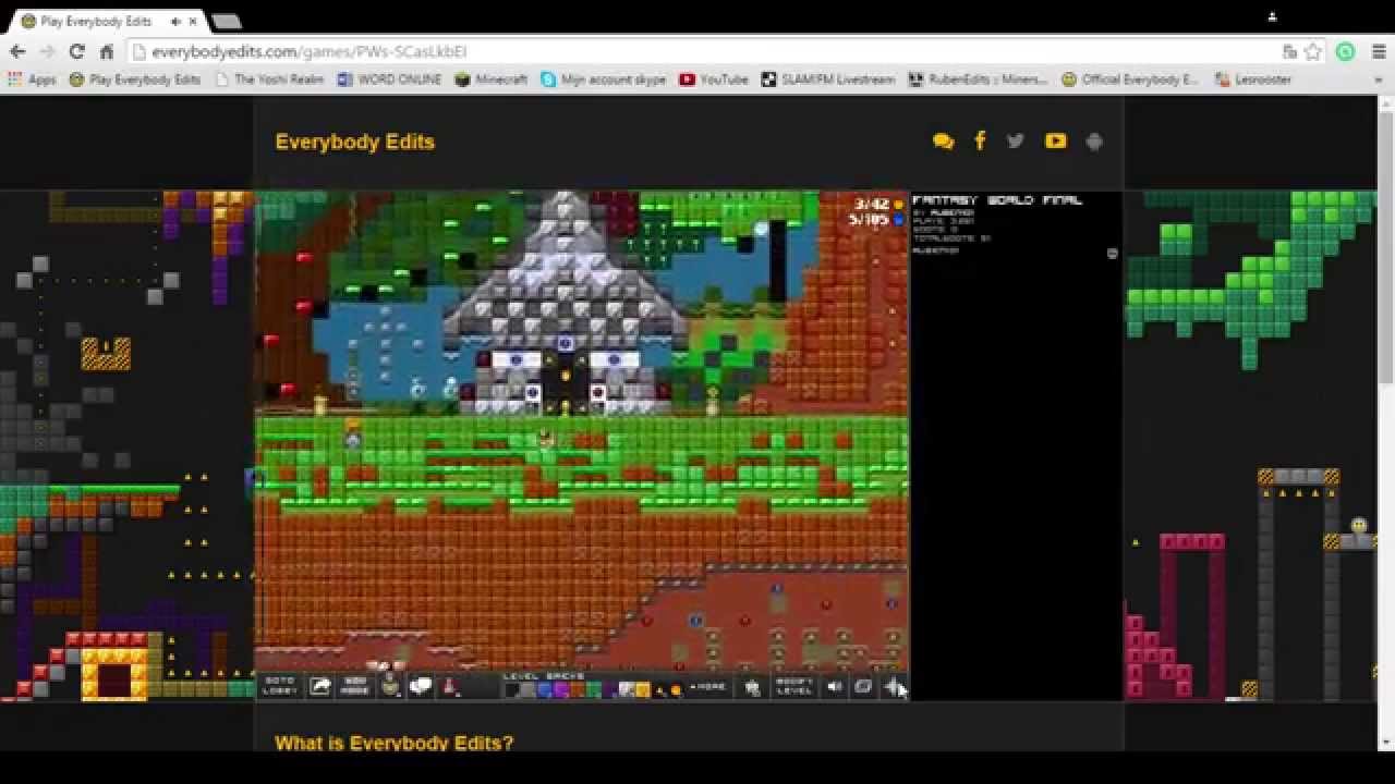 Everybody Edits world spotlight 1 - YouTube