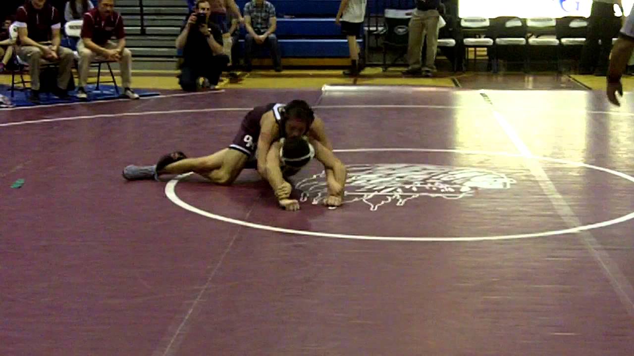Joe Rorick OM wins by pin over Austin Sullivan Maine Endwell 1 10 2014 ...