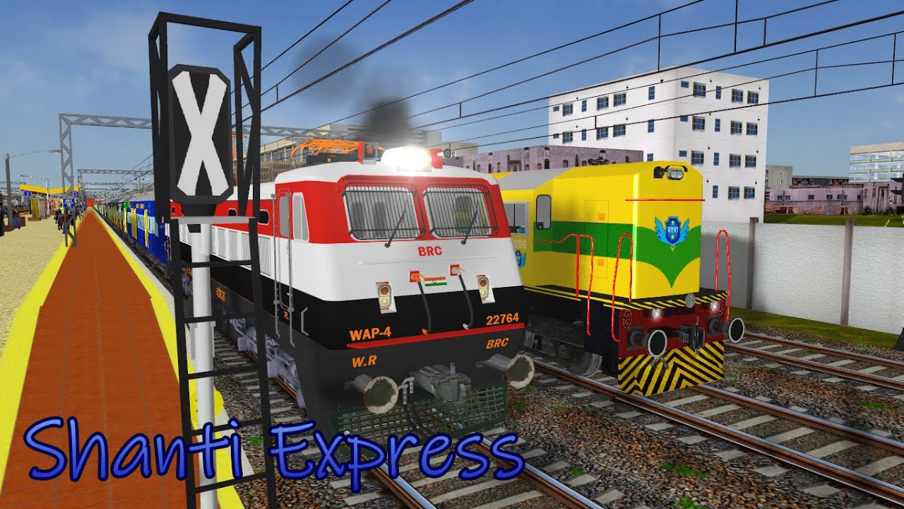 Shunting & Departure Shanti Express In Indian Train Simulator In Open ...