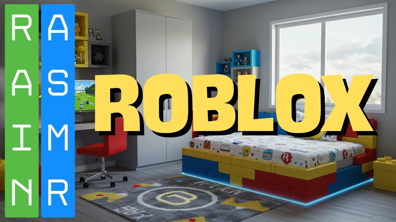 🟥 LIVE 12 HOURS | Gentle Rain & Cozy Roblox Room Ambience for Sleep ...